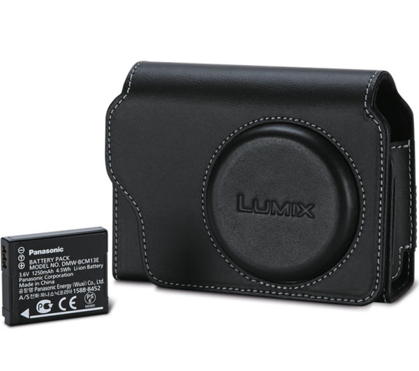 PANASONIC TZ60 Genuine Leather Camera Case Battery Black TZ60KIT1 Currys Business