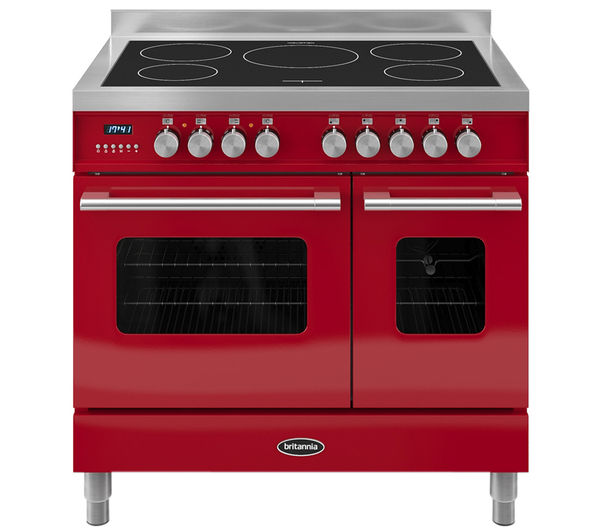 Britannia Rc9tidered Electric Induction Range Cooker – Gloss Red ...