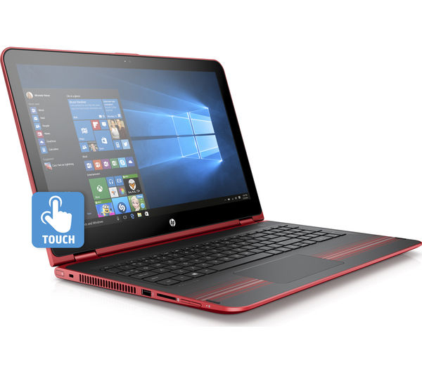HP Pavilion x360 15-bk062sa 15.6" 2 in 1 - Red Deals | PC World