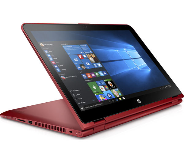 HP Pavilion x360 15-bk062sa 15.6" 2 in 1 - Red Deals | PC World