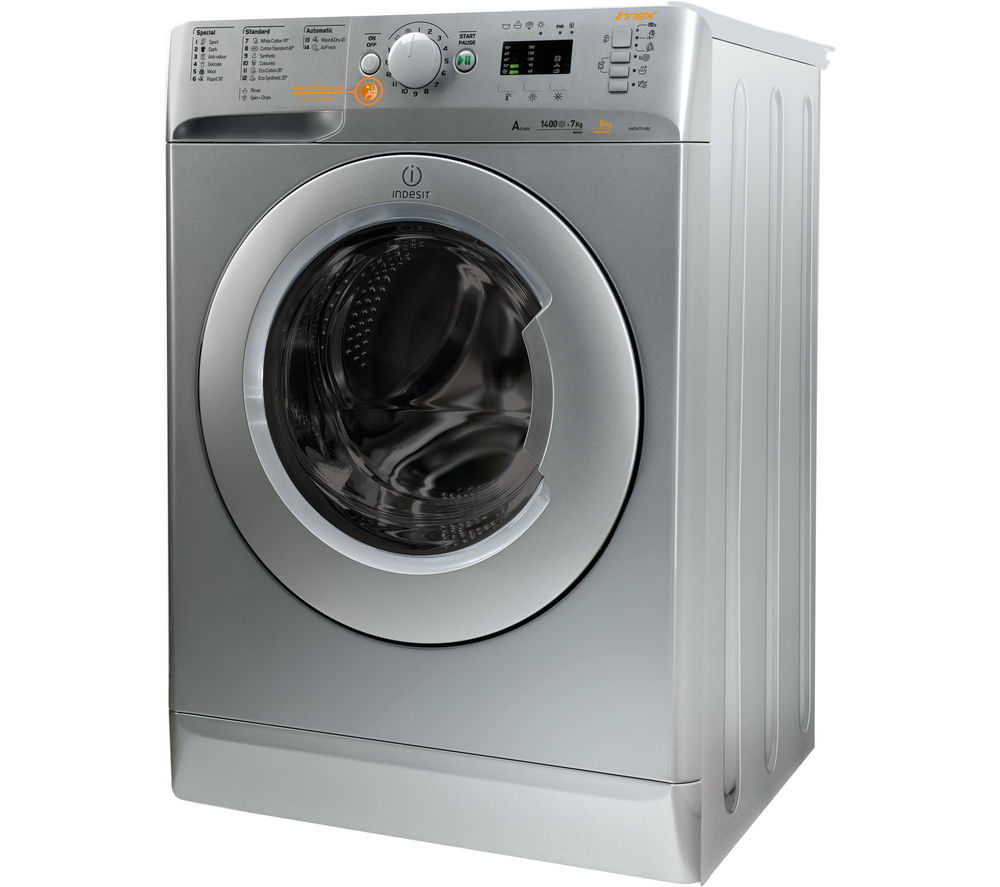 Buy INDESIT Innex XWDE751480XS Washer Dryer - Silver | Free Delivery ...