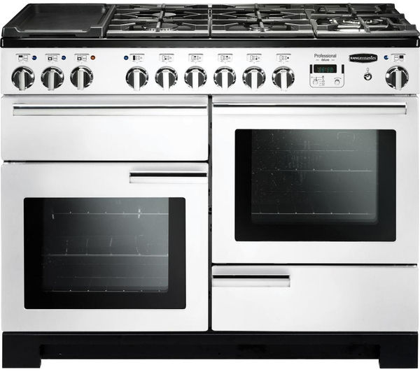 Rangemaster Professional Deluxe 110 Dual Fuel Range Cooker – White ...