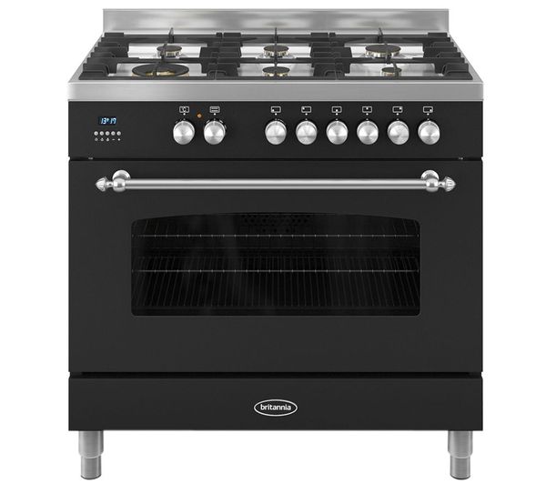 Britannia Fleet 90 Rc9sgflk Dual Fuel Range Cooker – Black, Black | Skynder