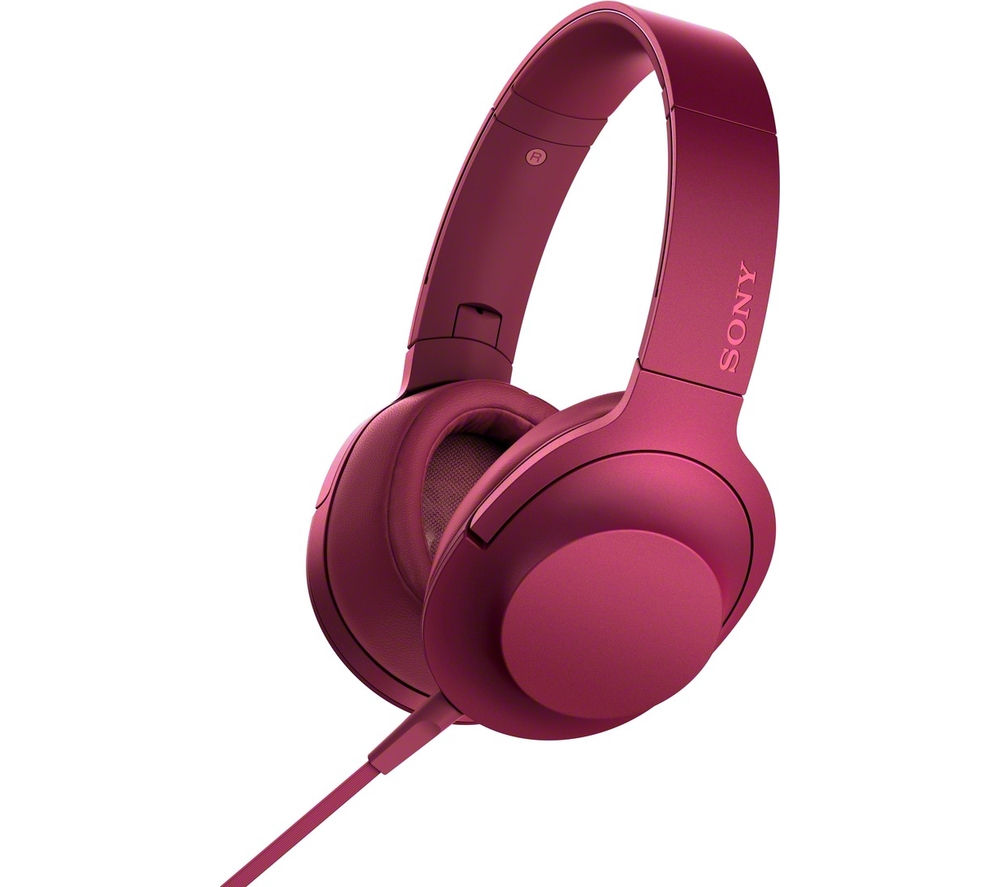 Buy SONY h.ear on MDR-100AAPP Headphones - Pink | Free Delivery | Currys